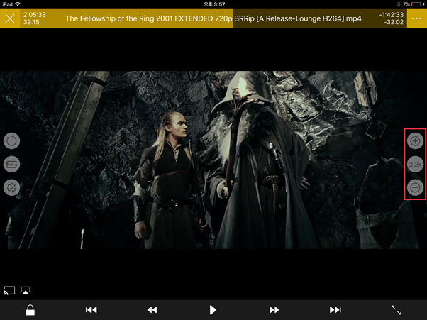nPlayer Help | Playback Rate(-0.5x~4.0x)